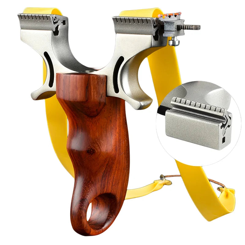 New Wooden Stainless Steel Slingshot – Survival Slingshots.uk